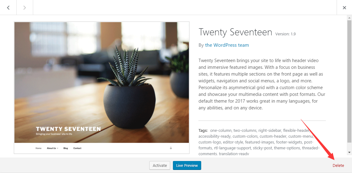 How To Delete WordPress Theme WPGuideline