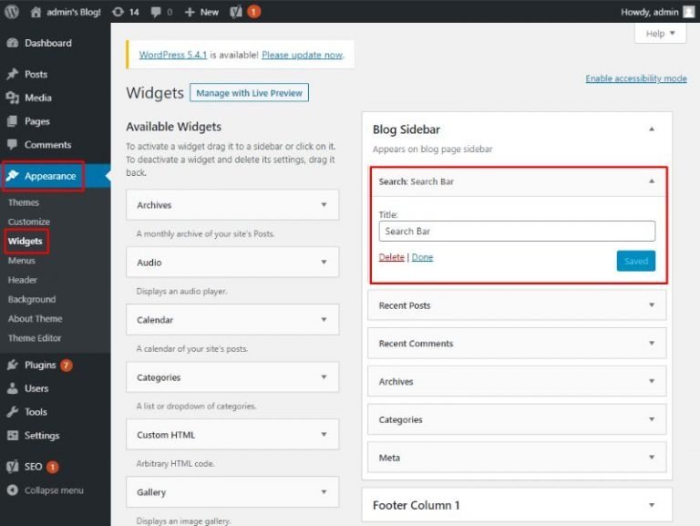 How to Add a Search Bar to WordPress Menu - WPGuideline